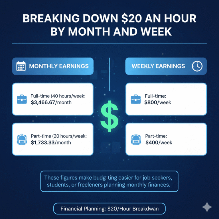 $20 an Hour Is How Much a Year? A Clear Guide to Calculating Your ...